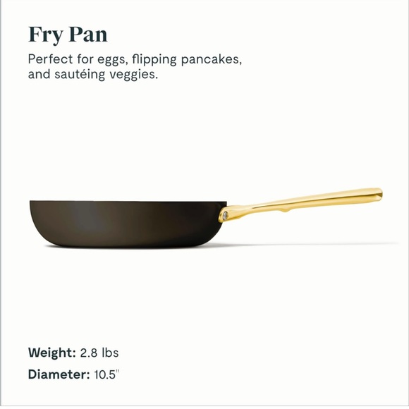 Caraway | Kitchen | Caraway Home 5 Fry Pan Iconics Collection New ...